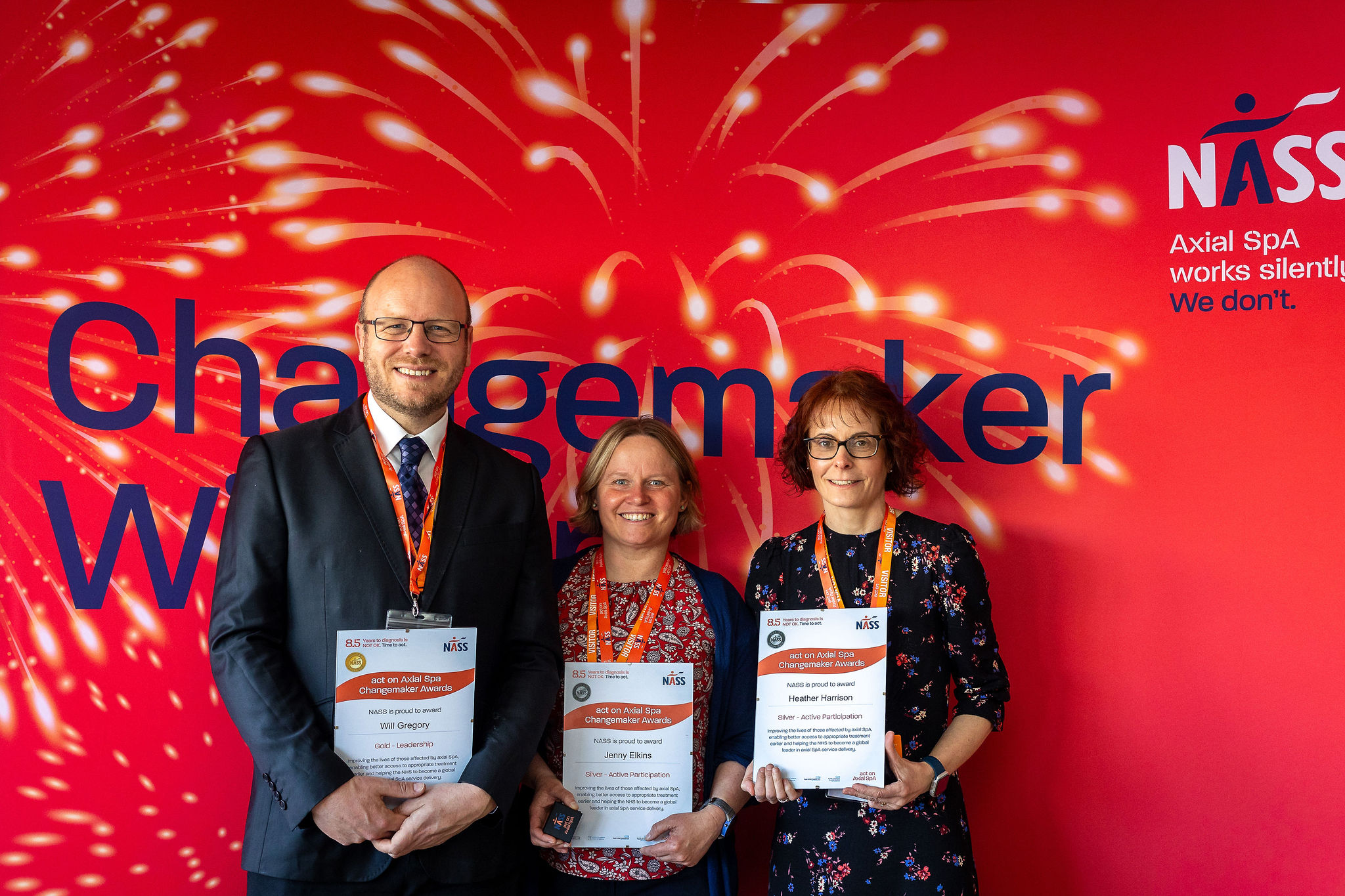 Will Gregory, Jenny Elkins and Heather Harrison among a host of physios ...